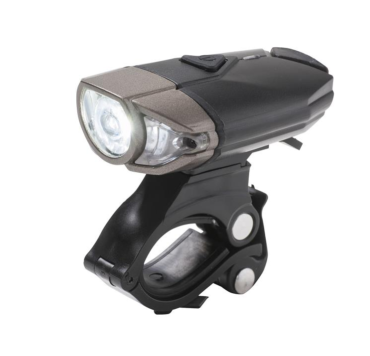 Køb LED cykellygte. Genopladelig Forlygte med 4 lysstyrker. 3W. 300LM ...