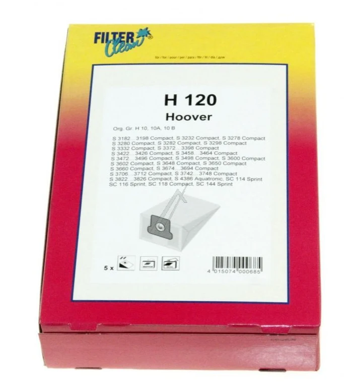 Køb Hoover Støvsugerposer, Type: H10, H10A, H10B - 99,95 DKK